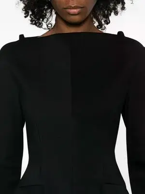 Sportmax Spxangus Shoulder Pad Mini Dress