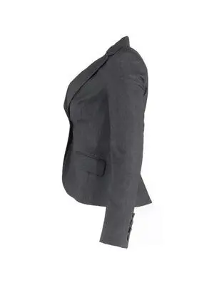 Theory Single-breasted Wool Blazer