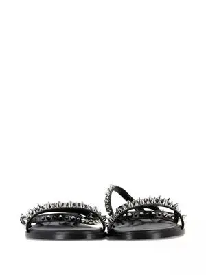 Alexander McQueen Studded Strappy Flat Sandals
