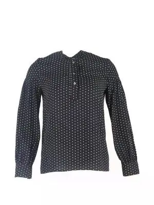 A.p.c. Polka-dot Long Sleeve Blouse