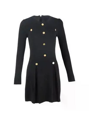 Chloé Buttoned Wool Mini Dress