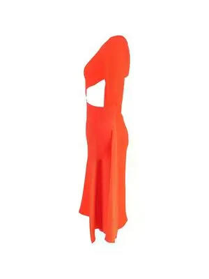 Alex Perry Cape-effect Cut-out Mini Dress