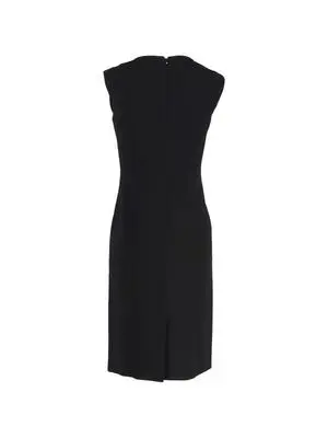 Max Mara Sleeveless Shift Midi Dress