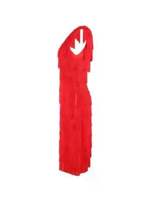 Stella McCartney Emma Fringed Midi Dress