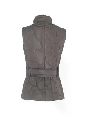 Escada Metallic-print Quilted Gilet