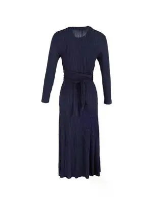 Altuzarra Masika Ribbed Tie Midi Dress