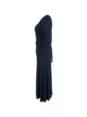 Altuzarra Masika Ribbed Tie Midi Dress