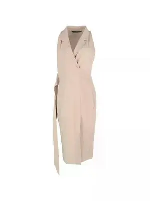 Roland Mouret Zip-fastening Midi Dress - Neutrals