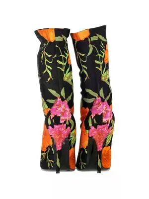 Balenciaga Floral-print Sock Boots