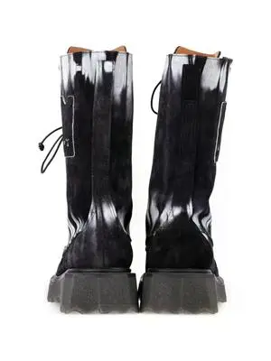 Off-White Tie-dye Combat Boots