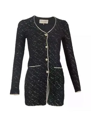 Emilio Pucci Single-breasted Coat With Gold-tone Trim