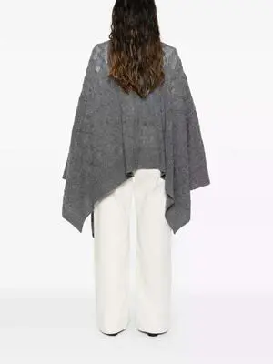 Ermanno Scervino Asymmetric Cable Knit Cardigan