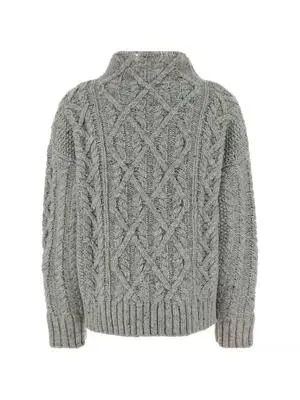 JIL SANDER Cable-knit Wool Sweater