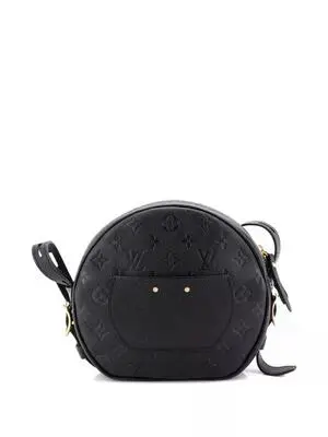 LOUIS VUITTON Boite Chapeau Souple Bag Monogram Empreinte Leather Mm - Black