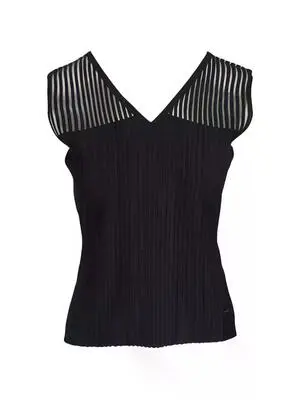 Akris Semi-sheer Sleeveless Top