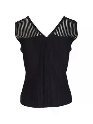 Akris Semi-sheer Sleeveless Top