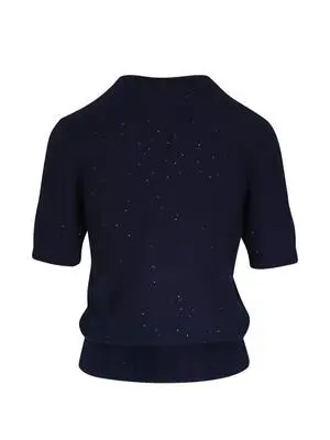 Akris Short-sleeve Knitted Sweater