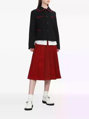 Comme Des Garçons Peter Pan Collar Pocket Jacket