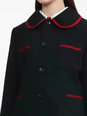 Comme Des Garçons Peter Pan Collar Pocket Jacket