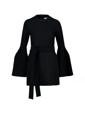 Gabriela Hearst Shadon Bell-sleeve Tunic Blouse