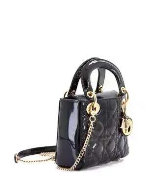 Dior Lady Cannage Quilt Mini Satchel