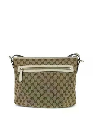 Gucci 1990-2000s Gg Canvas Shoulder Bag