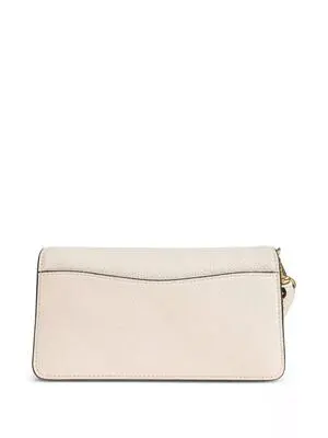 COACH Tabby C-plaque Detachable-chain Crossbody Bag - White