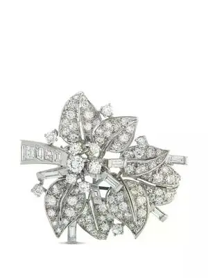 SEAMAN SCHEPPS Seaman Schepps Leaf-Motif Diamond Brooch