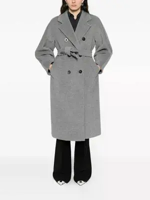 Max Mara Madame Double-breasted Coat - Grey