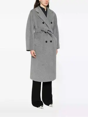 Max Mara Madame Double-breasted Coat - Grey