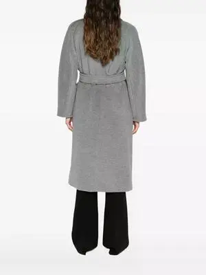Max Mara Madame Double-breasted Coat - Grey