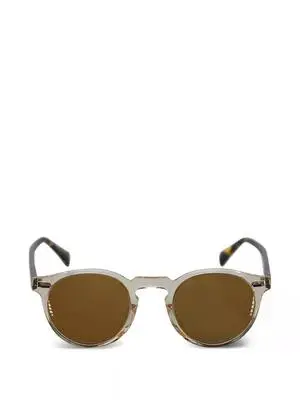 Oliver Spencer Round Frame Sunglasses - Neutrals