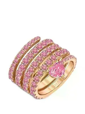 Shay Pini Sapphire Ring - Pink