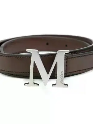 Max Mara Buckle Leather Belt