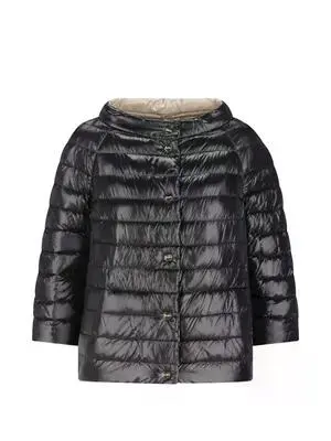 Herno Button Quilted Jacket - Grey
