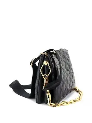 LOUIS VUITTON Coussin Pm Monogram Embossed Lambskin Crossbody Bag - Black