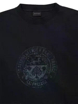 Balenciaga Emblem T-shirt - Blue