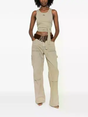 DIESEL® Tie-detail Tank Top - Neutrals