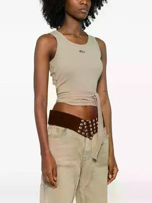 DIESEL® Tie-detail Tank Top - Neutrals