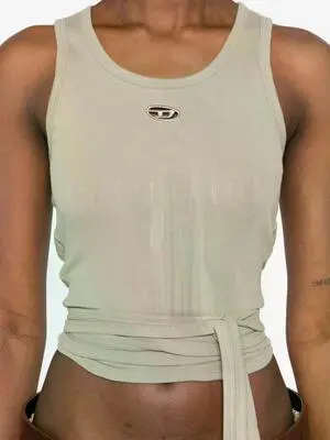DIESEL® Tie-detail Tank Top - Neutrals