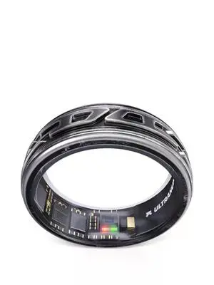 DIESEL Logo-embossed Smart Ring - Grey