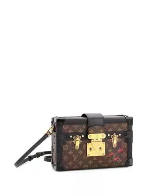 LOUIS VUITTON Petite Malle East West Shoulder Bag Monogram Canvas