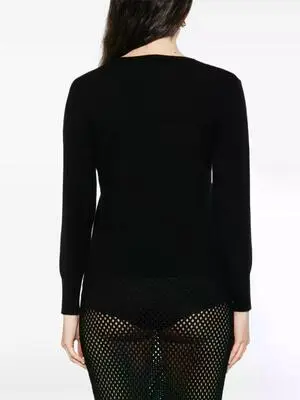 PUROTATTO Buttoned Cardigan - Black