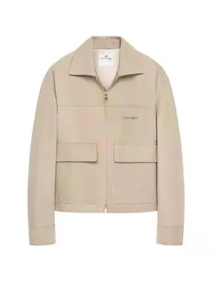 COURREGES Double-pocket Zip-up Jacket - Neutrals