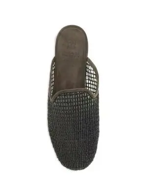 Brunello Cucinelli Net Slides - Grey