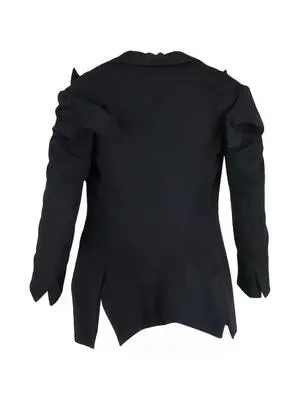 Yohji Yamamoto Single-breasted Blazer With Sculptural Sleeves
