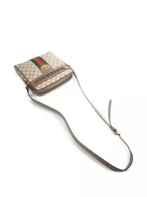 Gucci Zip-top Web-stripe Crossbody Bag