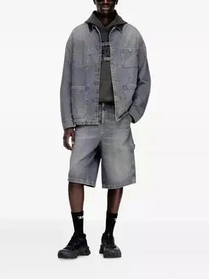 DIESEL® D-livery Denim Shorts - Grey