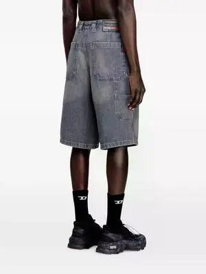 DIESEL® D-livery Denim Shorts - Grey