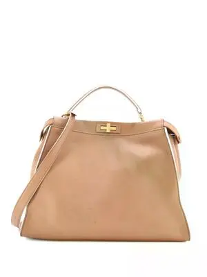 Fendi Peekaboo Large Satchel Rigid Leather